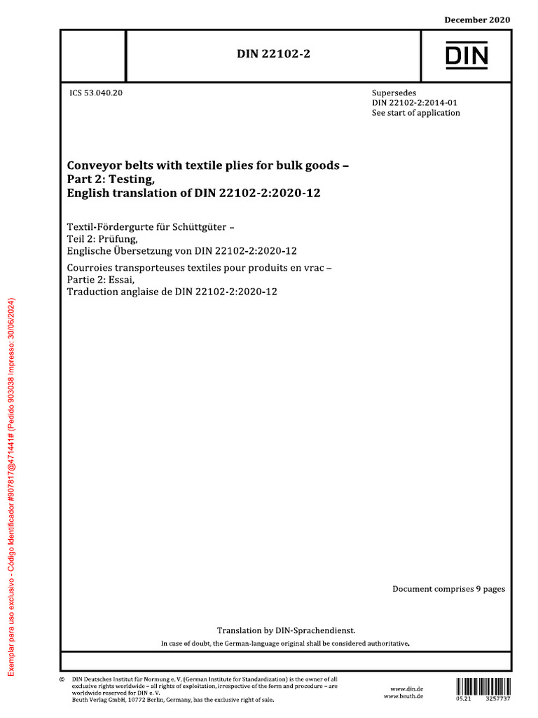 Din22102 2020 2 | PDF
