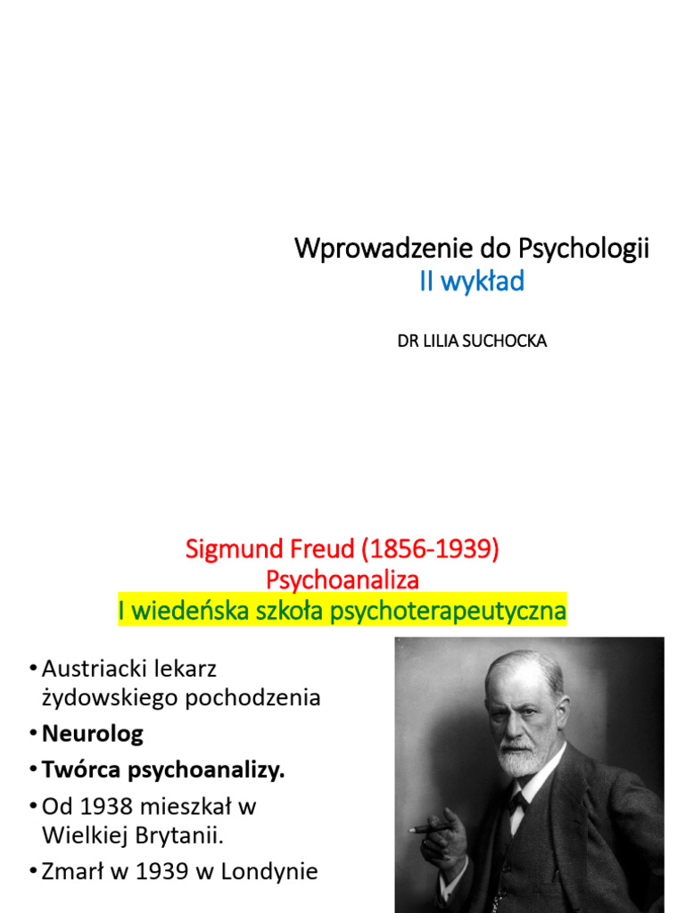 Wprowadzenie Do Psychologii Kielce II | PDF