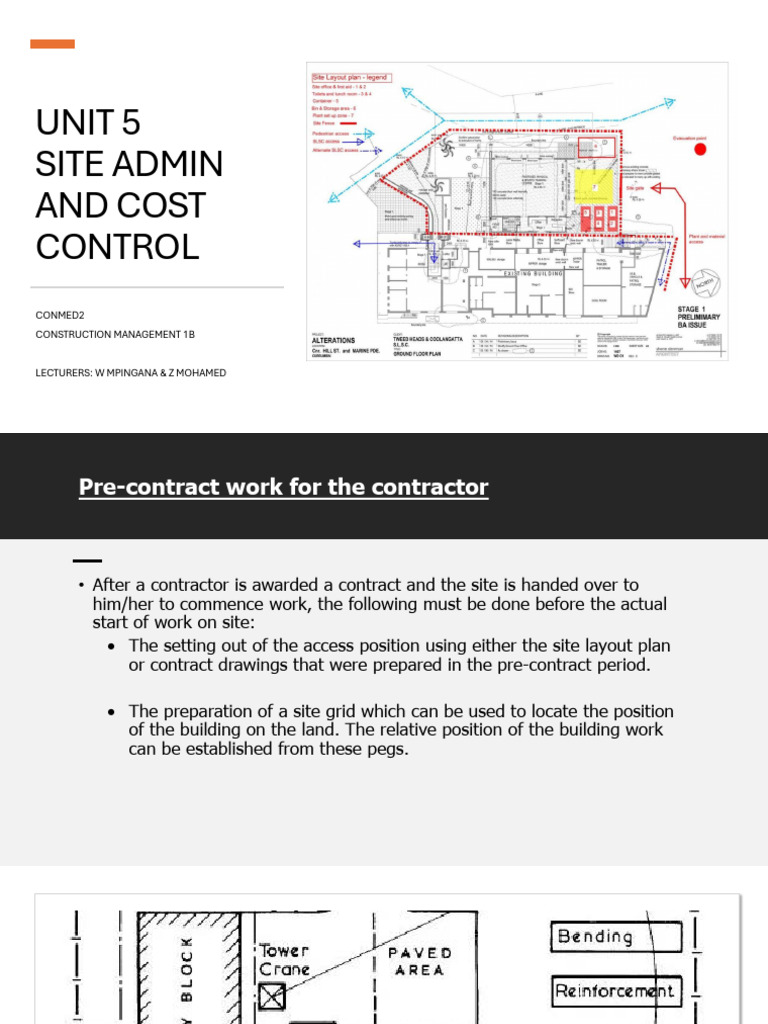 Unit 5 Part 1 - Site Layout | PDF | Personal Protective Equipment