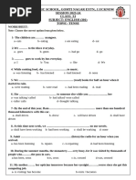 English Multiple Choice Questions - Grade 6 - Part 1a | PDF