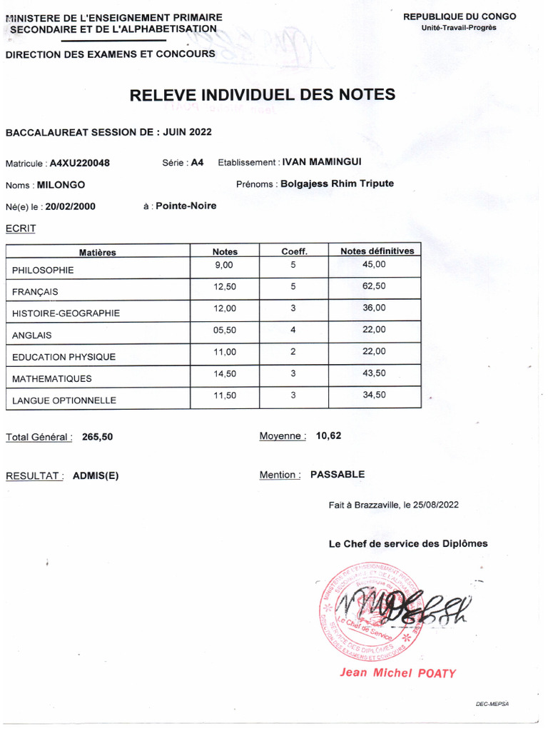 Relevé_de_notes[1] | PDF