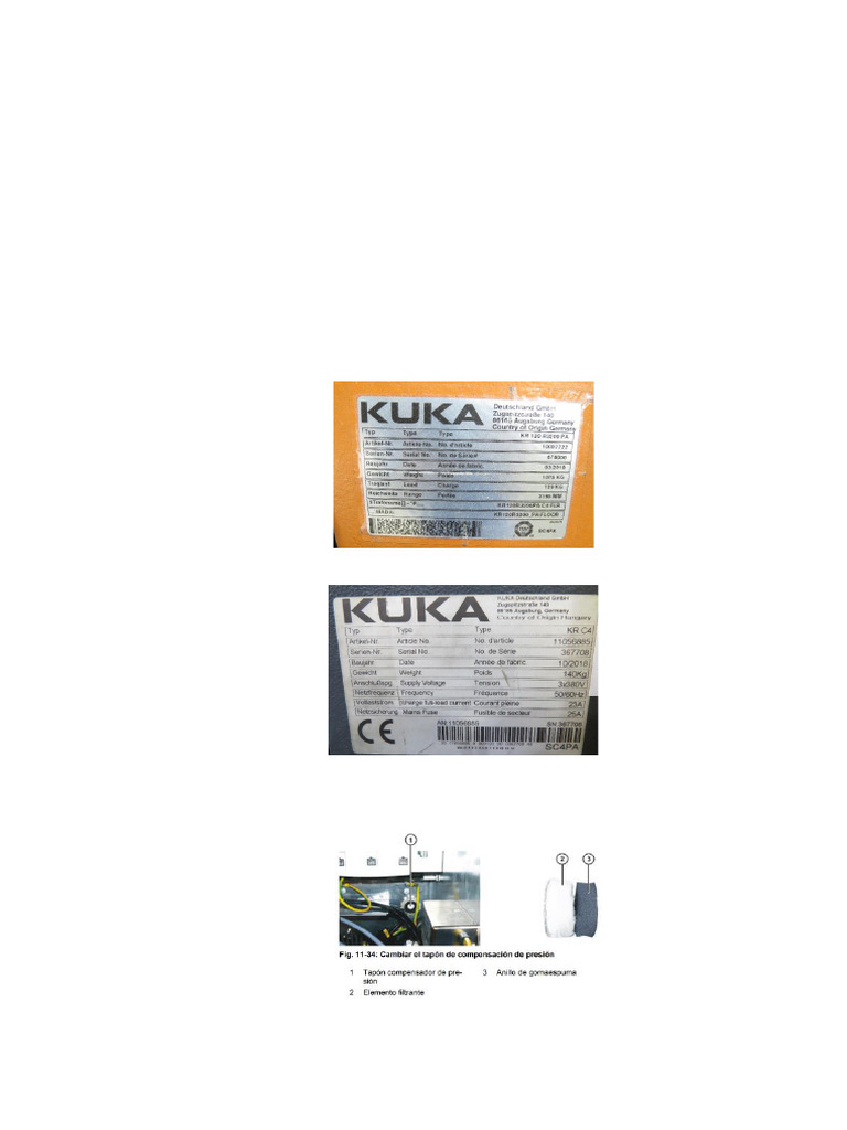 Especificaciones Técnicas - Robot KUKA | PDF