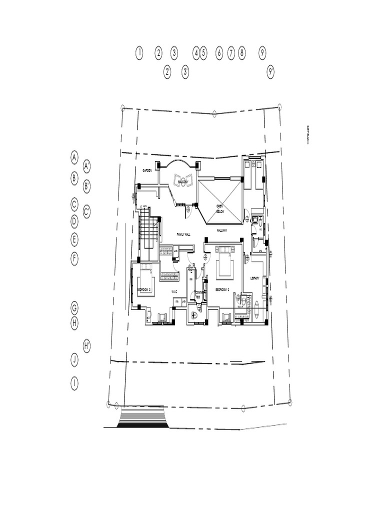Property Line and Room Layout Plan | PDF