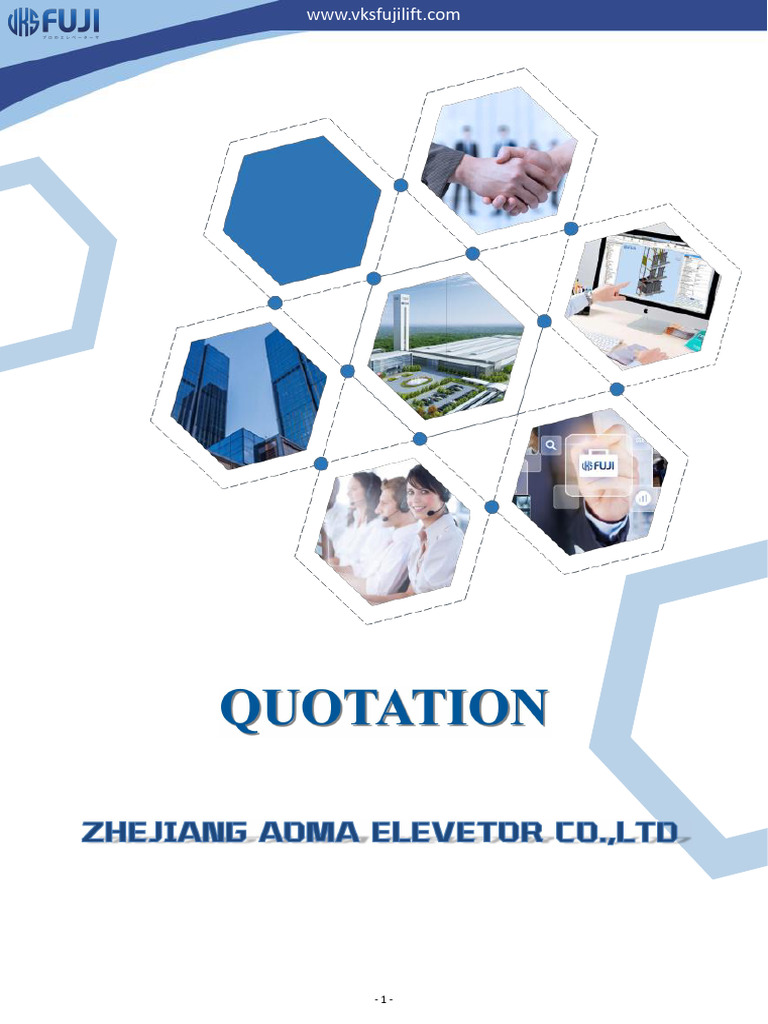 VKSFUJI Quotation Hospital Elevator 2025022800111 | PDF | Elevator | Door