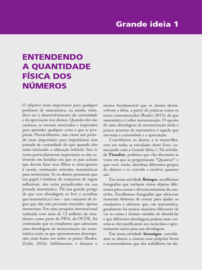 Amostra - Mentalidades Matematicas Na Educacao Infantil | PDF ...