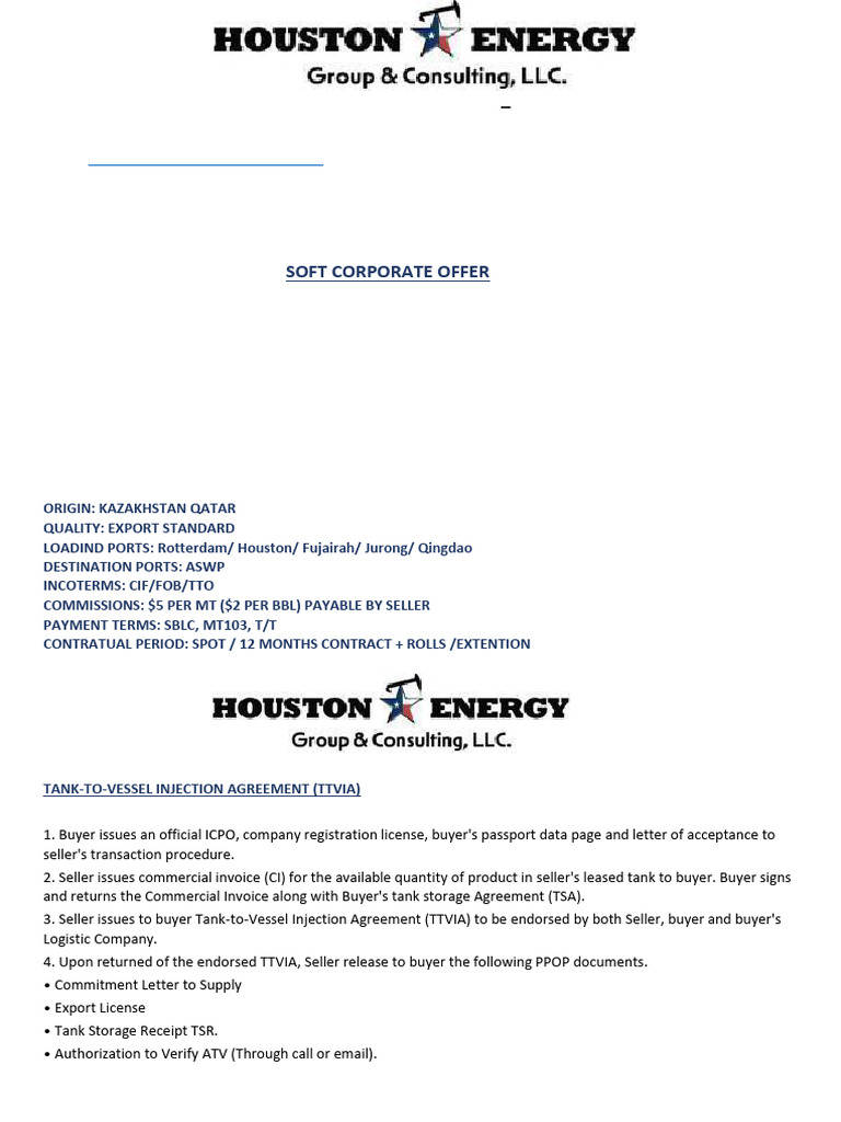 SCO Energy Group & Consulting LLC. | PDF | Letter Of Credit | Receipt