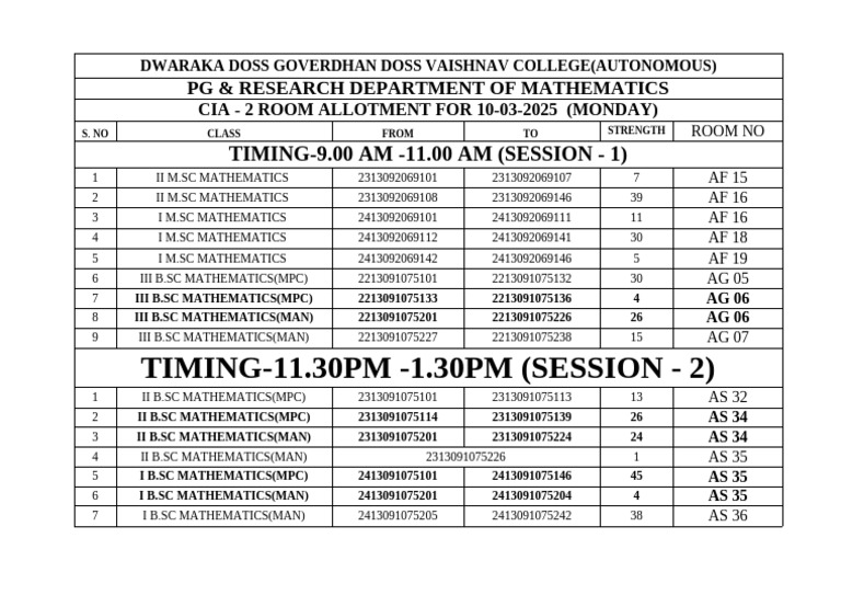 10 -03- 2025 CIA - 2 SEATING | PDF