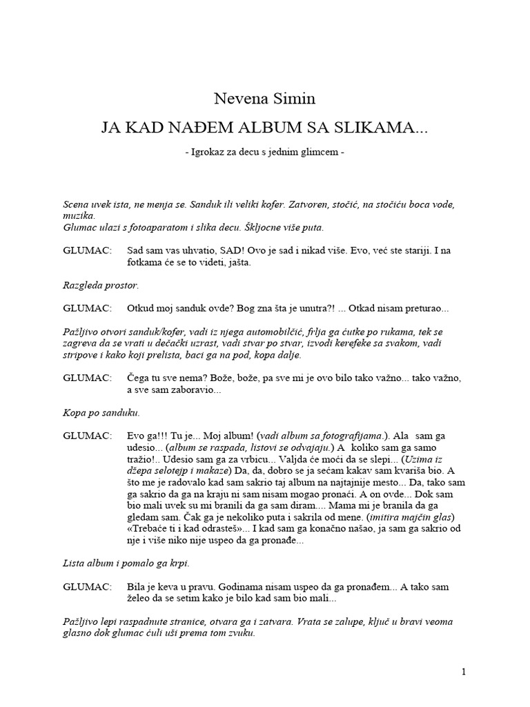 Porodicni Album | PDF