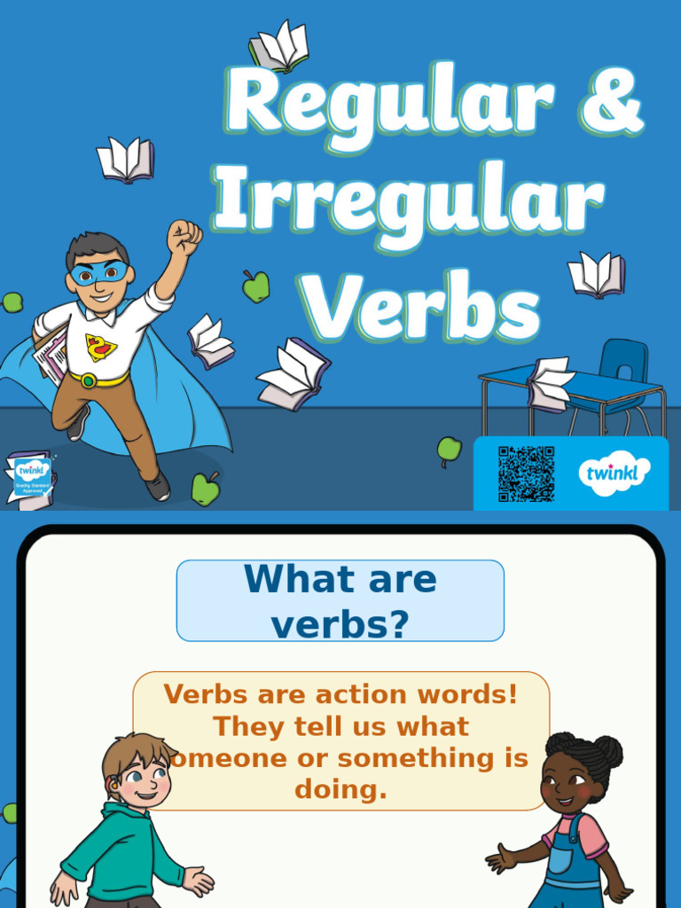 Eg e 1740475909 Regular and Irregular Verbs Powerpoint - Ver - 1 | PDF ...