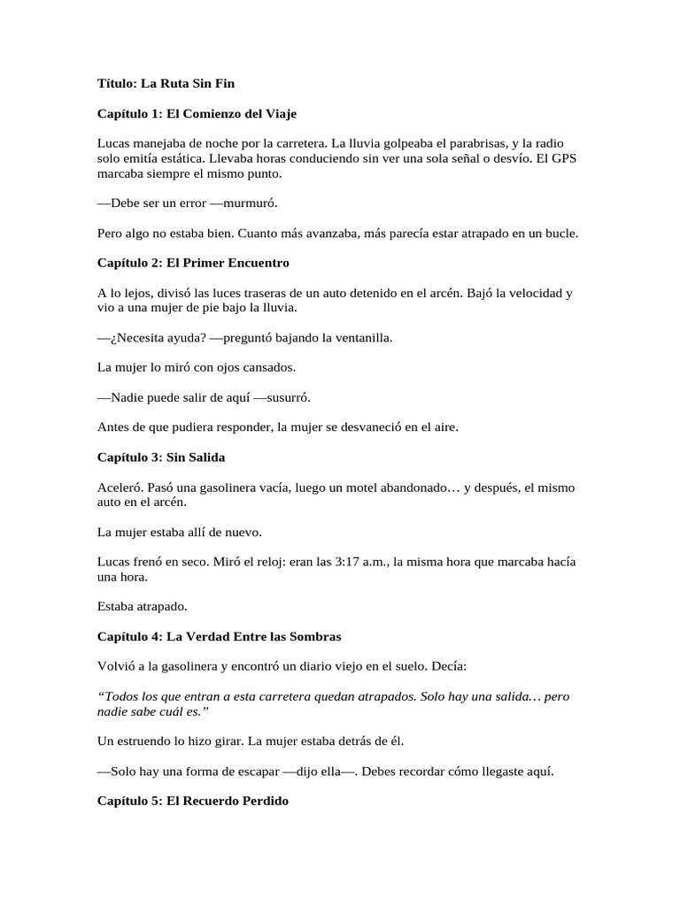 La Ruta Sin Fin | PDF