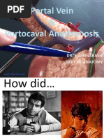 Portocaval Anastomosis Overview | PDF | Gallbladder | Vein
