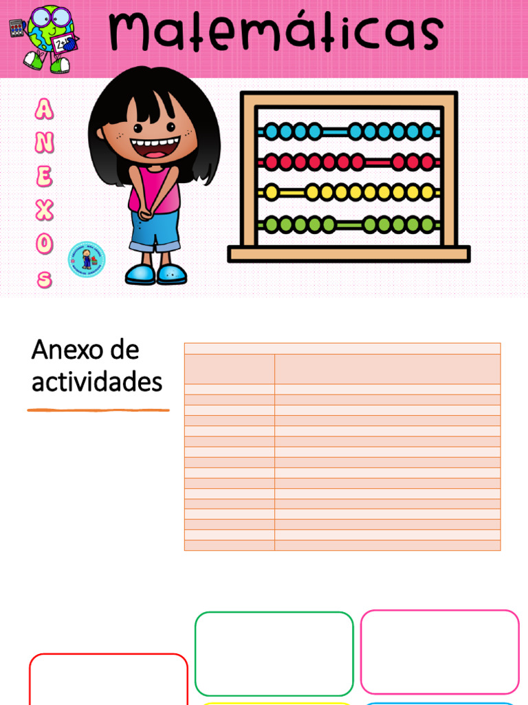 4° Anexo de Actividades - Matemáticas - Marzo | PDF