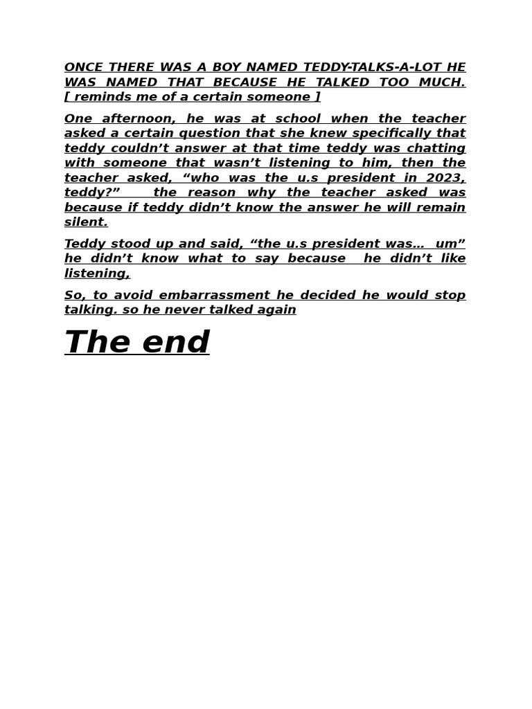 A Story Night | PDF