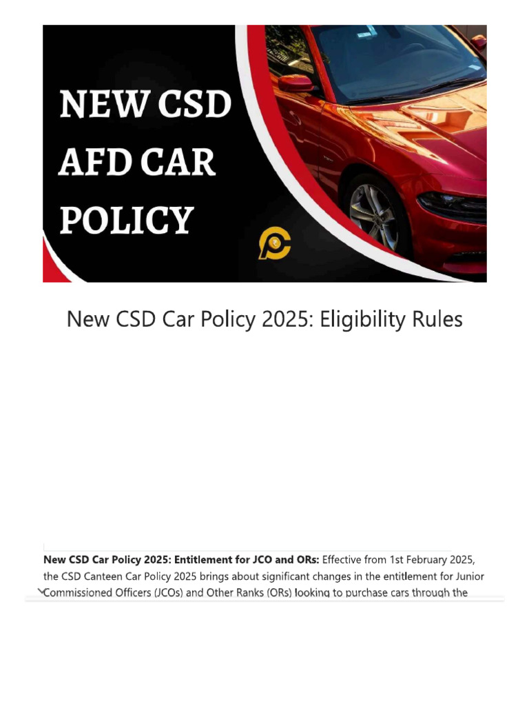 New_CSD_AFD_Purchase_Policy_Feb2025 | PDF
