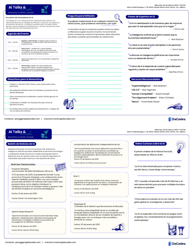 Mantel DaCodes Tabloide | PDF | Inteligencia artificial | Inteligencia (IA) y semántica