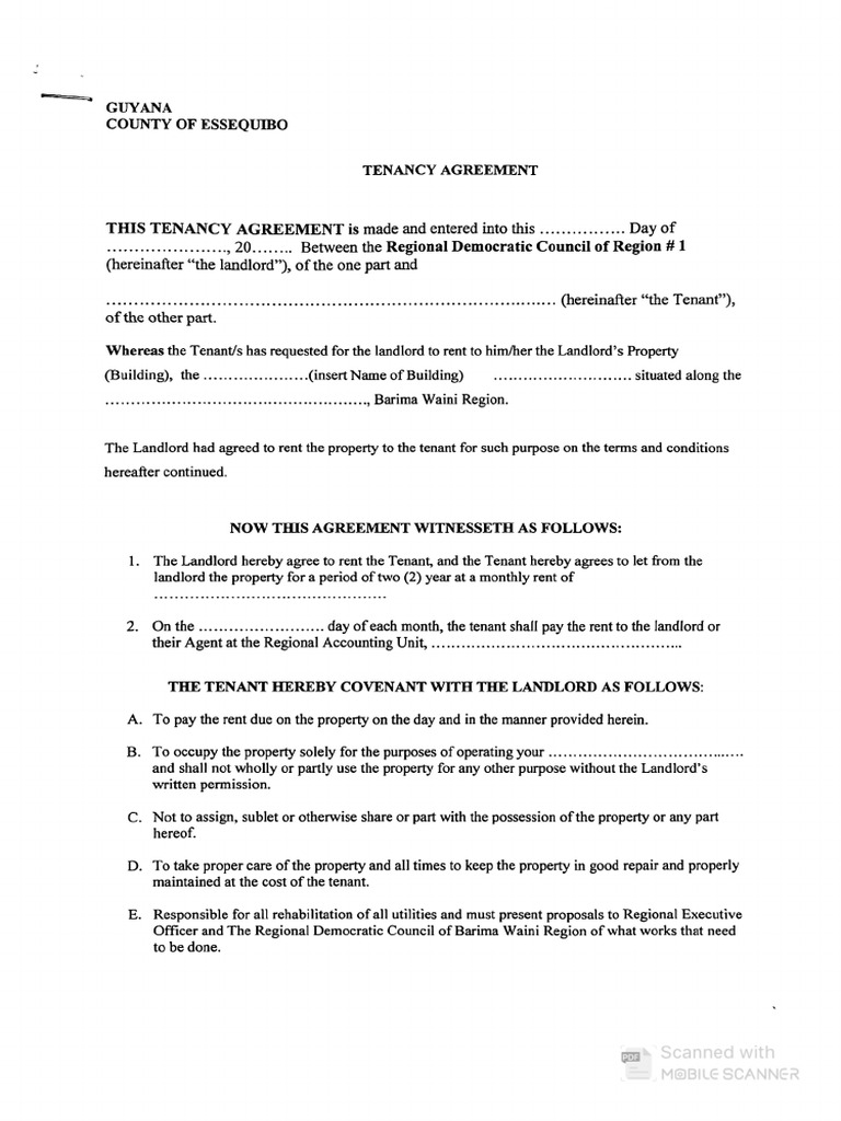 Tenancy Agreement | PDF