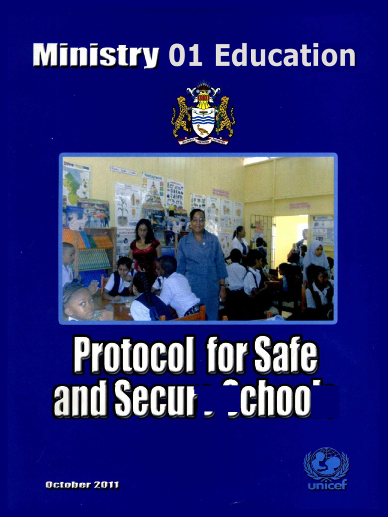 Protocol For Safe and Secure Schools | PDF | Crimes | Crime & Violence
