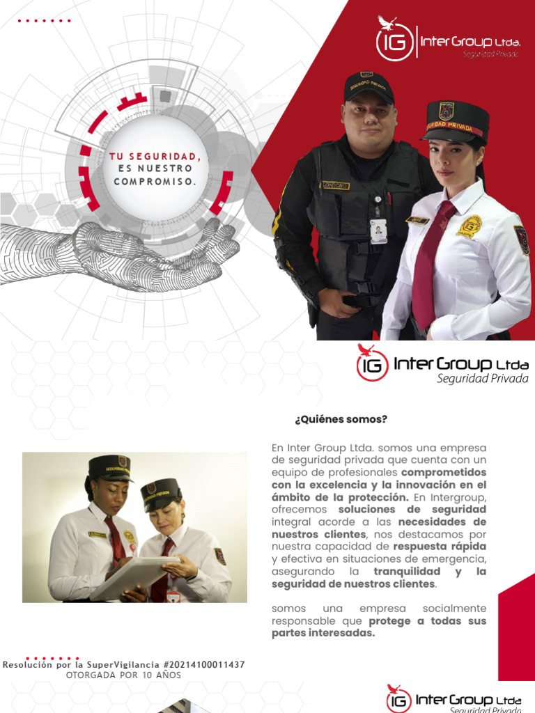 Presentacion InterGroup LTDA 2024 V8 | PDF | Valores | Póliza de seguros