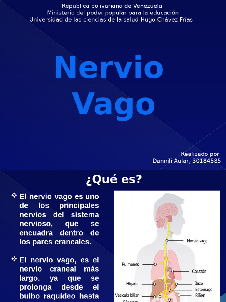 Funciones y Origen del Nervio Vago | PDF