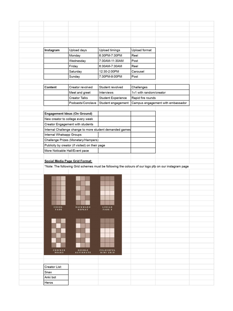 SMM Planner Campus Hydras | PDF