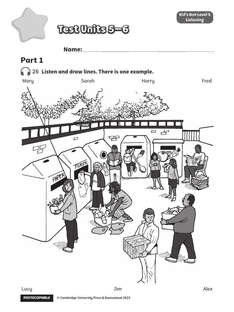 Kid's Box Level 5 Listening Test | PDF