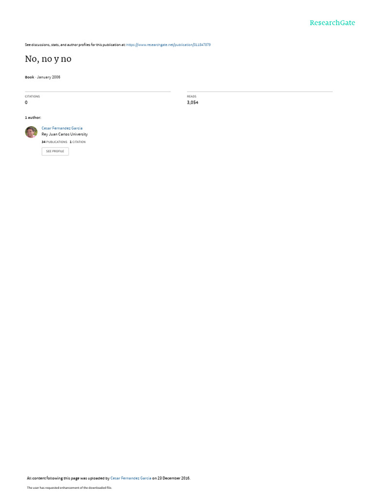 Nonoy No Primer Cap Tulo | PDF