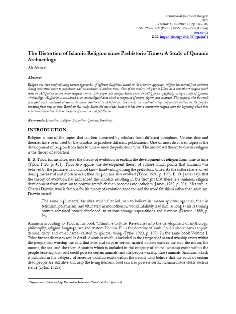 Quranic Archaeology and Islamic Distortion | PDF | Prophets And ...