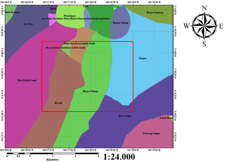 Peta Adm Kuantan Singingi | PDF