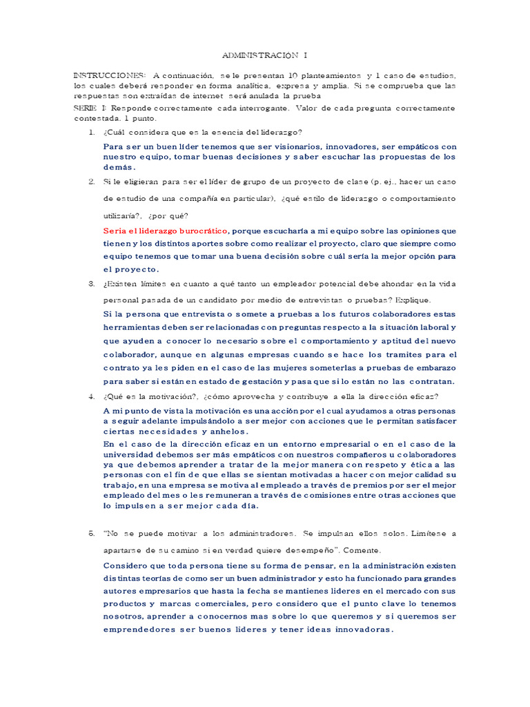 Admon 1 | PDF | Psicología Aplicada | Economias