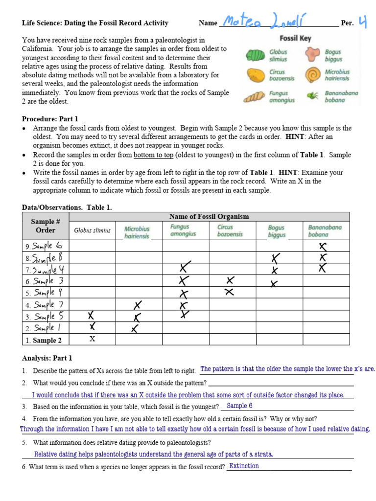 Week 6 Dating The Fossil Record | PDF | Fossil | Paleontology