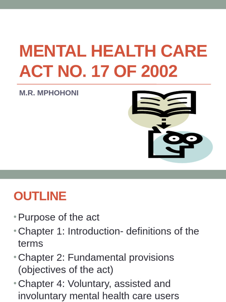 Mental Health Care Act | PDF | Health Care | Mental Health Professional