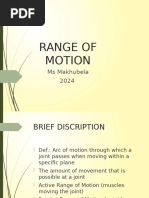 Range of Motion Evaluation Chart | PDF | Anatomical Terms Of Motion ...