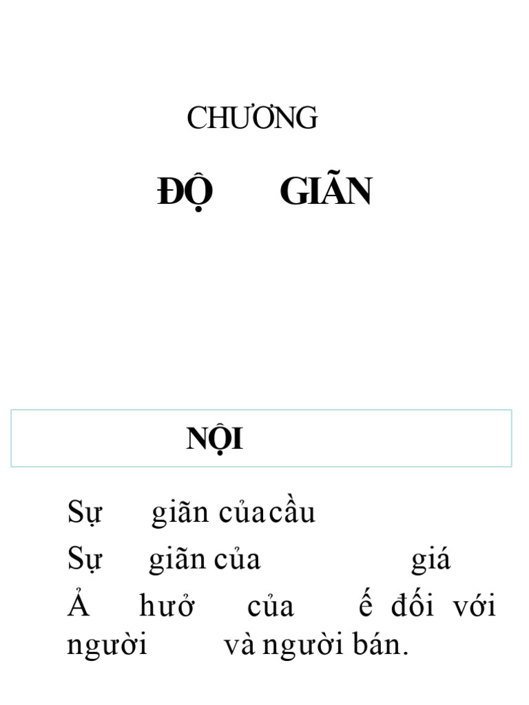 C3.Đ Co Giãn | PDF