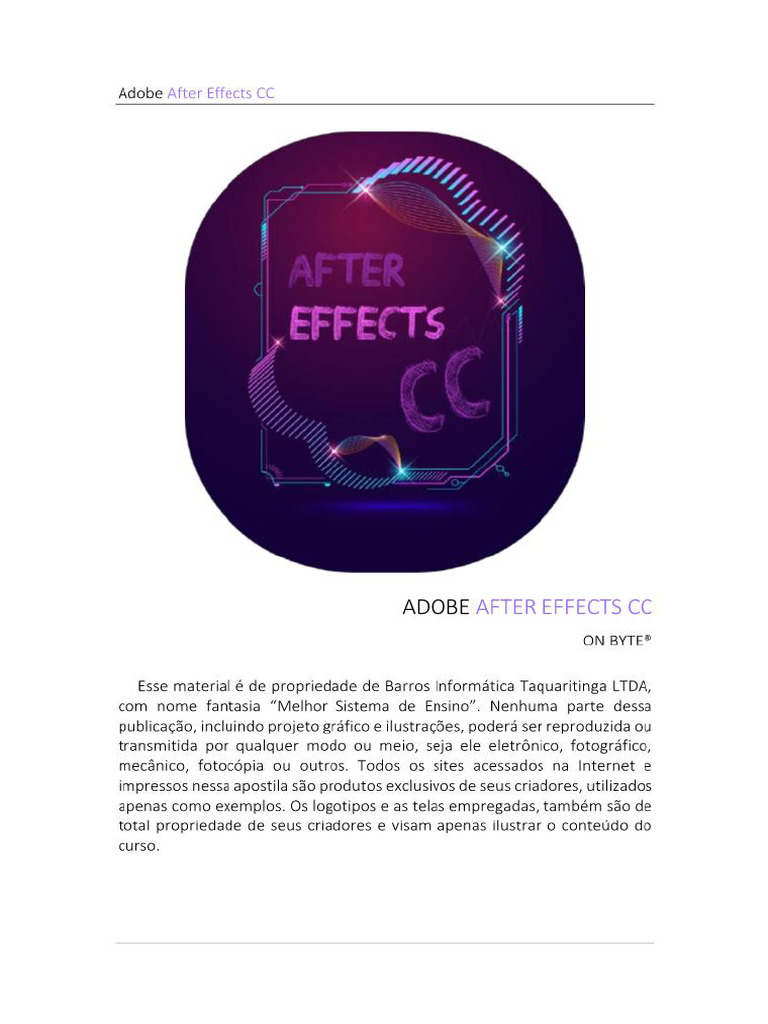 After Effects CC 2018 | PDF
