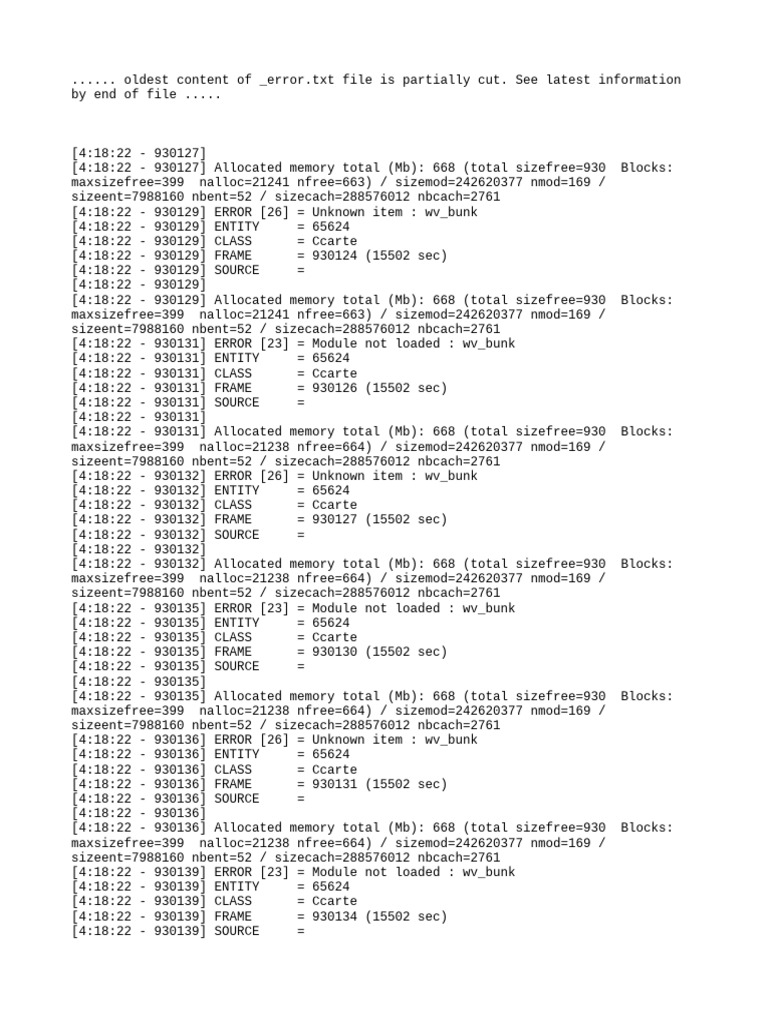 Error | PDF | Computing | Computer Architecture