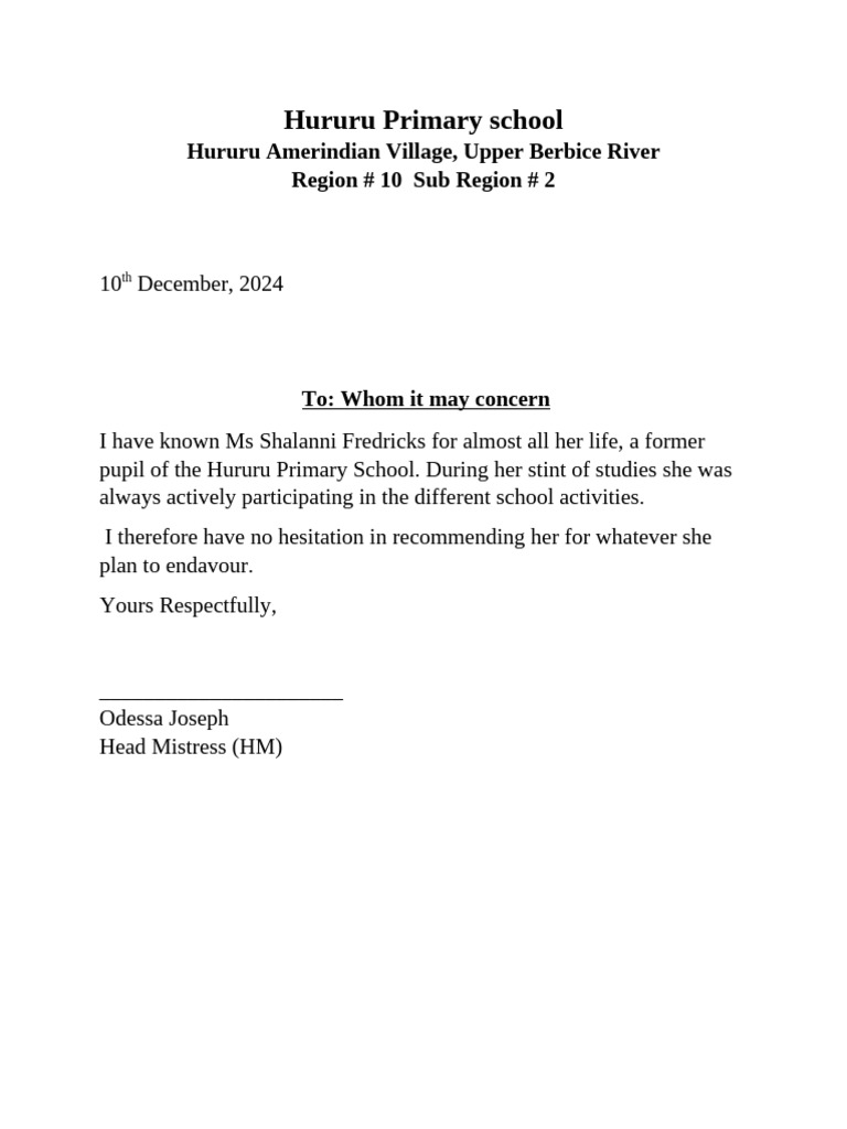 Letter of Rec Shalani | PDF