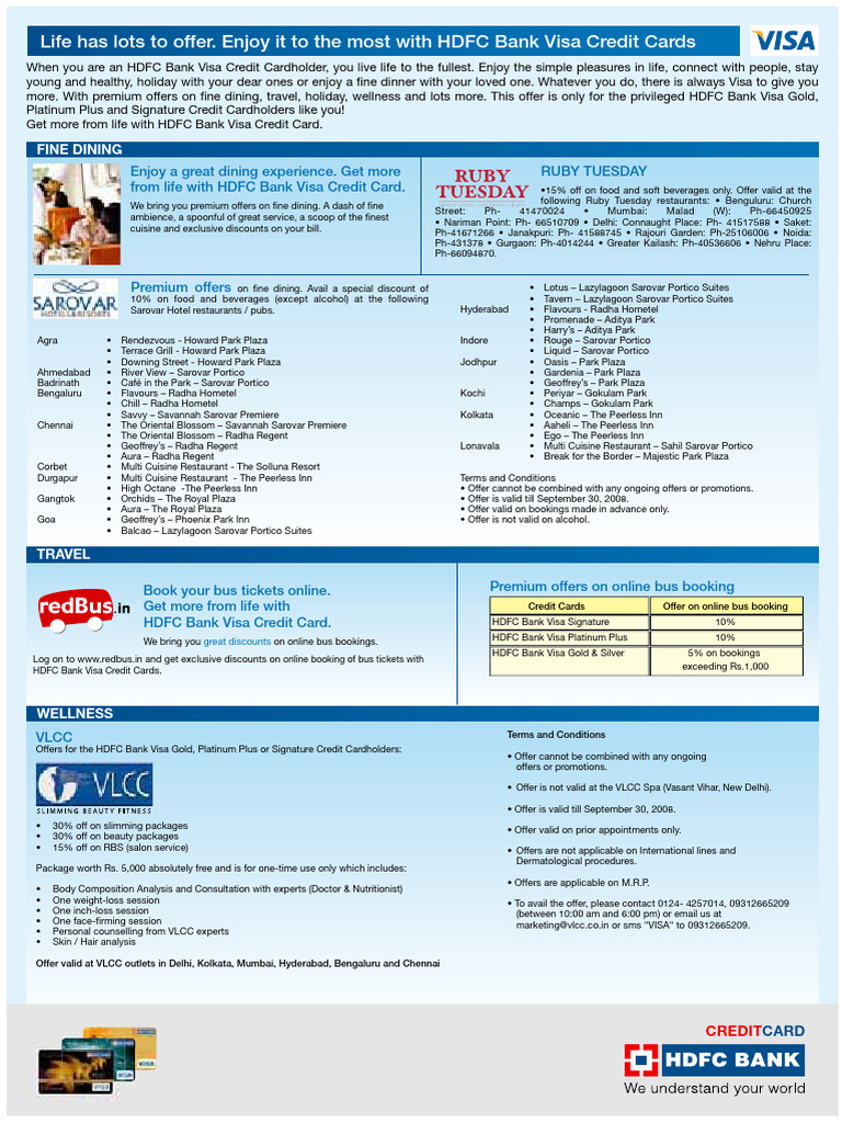 Credit Cards Offer Mar08 | PDF | Credit Card | Visa Inc.