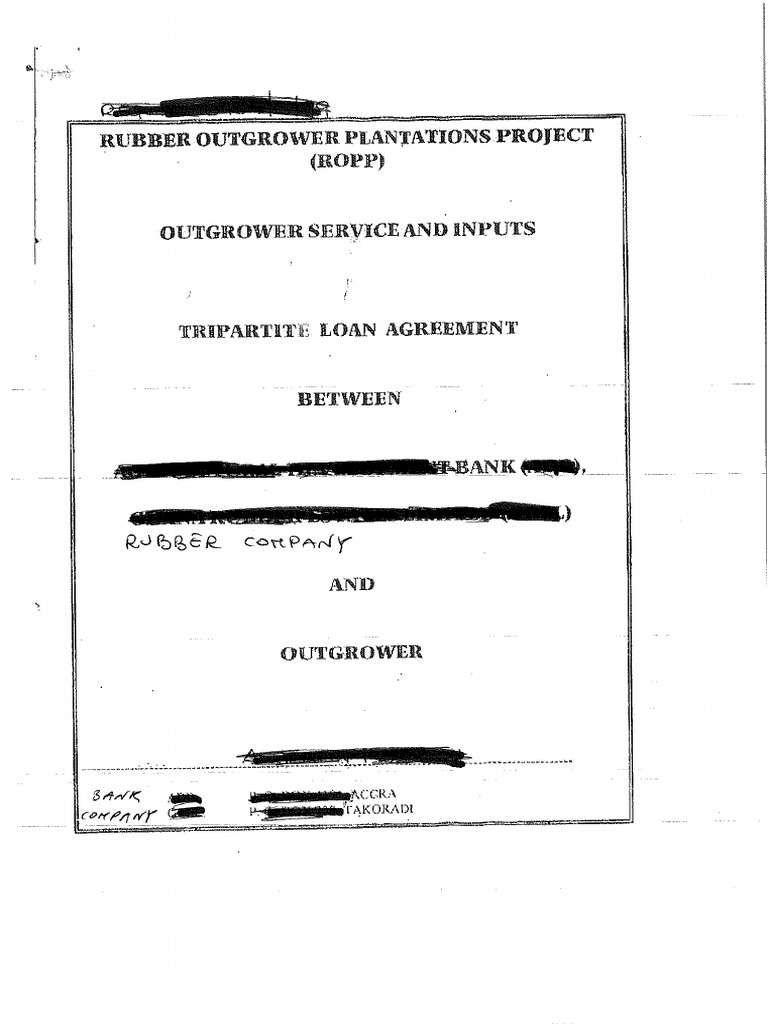 Ghana - Loan Agreement | PDF