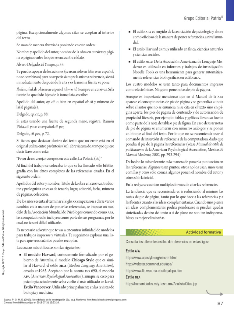 Extracted Metodologia de La Investigacion | PDF | Estilo apa | Citación