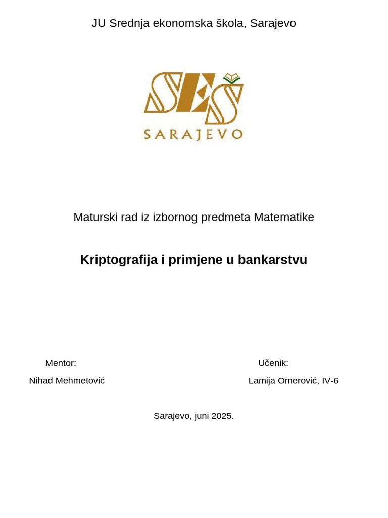 Upute Za Izradu Maturskog Rada V2 | PDF