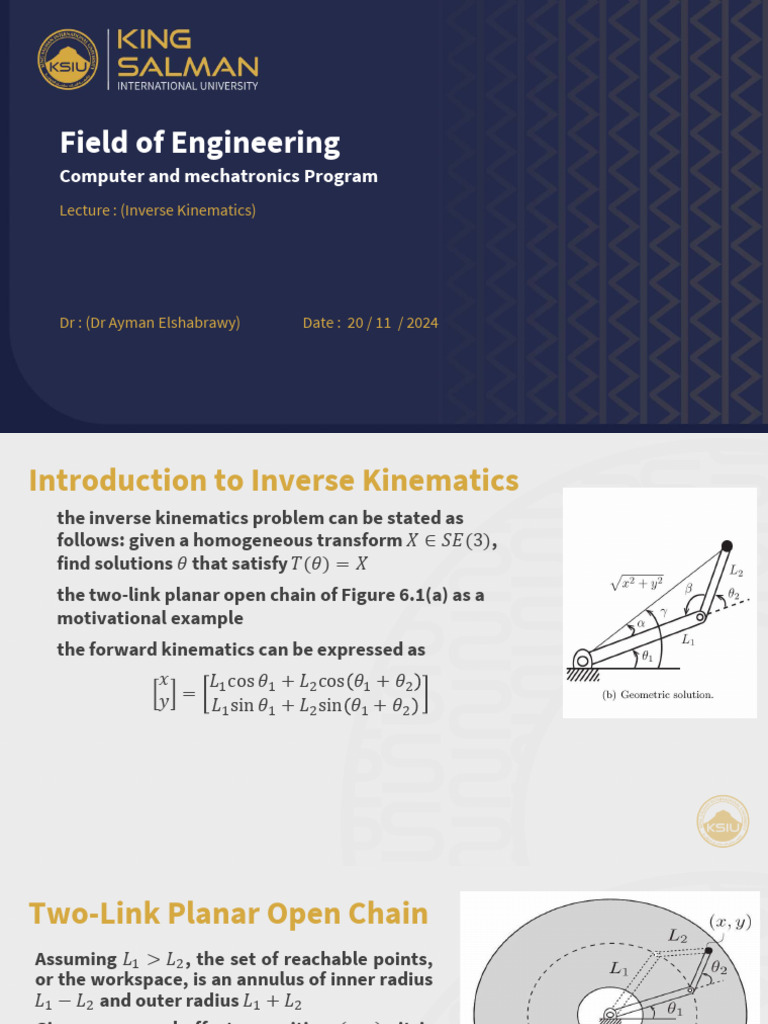 Lec 7 | PDF | Kinematics | Applied Mathematics