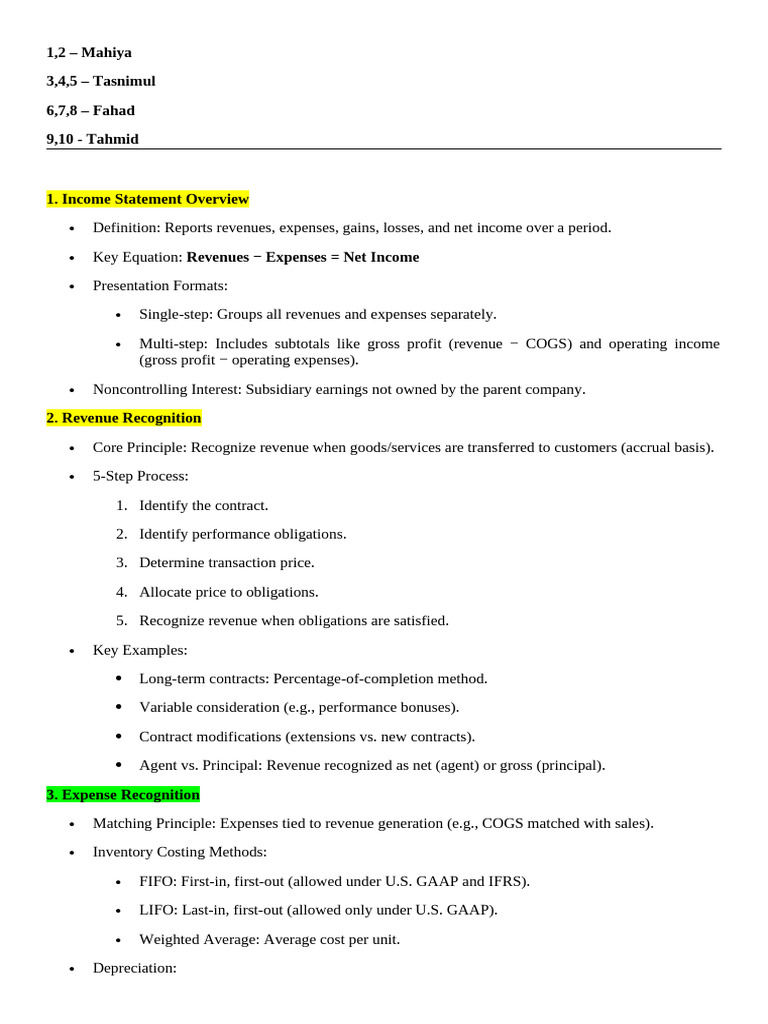 Fsa 2 | PDF | Income Statement | Revenue