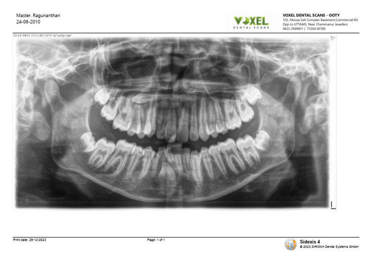 Master - Ragunanthan OPG | PDF