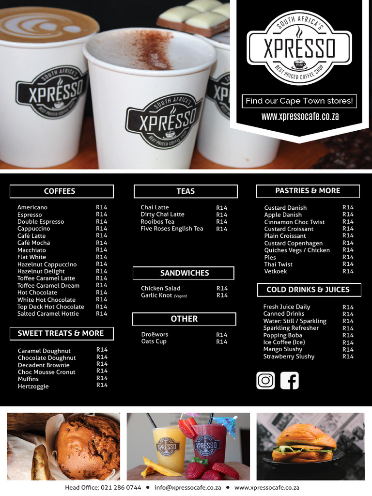 CPT Generic - A6 MENU - 2024 R14 Digital | PDF | Drink | Cuisine