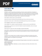 42CrMo4 Steel Data Sheet | PDF | Steel | Strength Of Materials