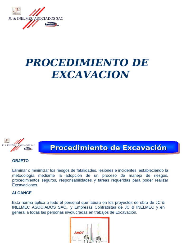 Procedimiento de Excavación | PDF | Escalera