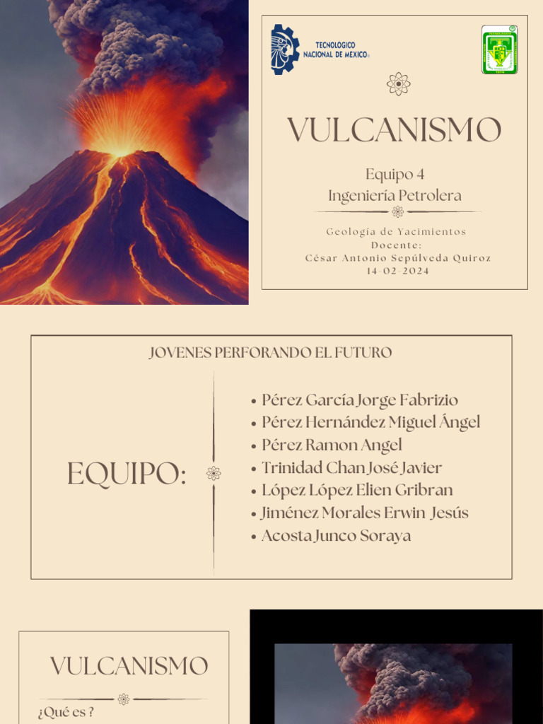 EXPOSICION GEOLOGÍA DE YAC. | PDF | Volcán | Magma