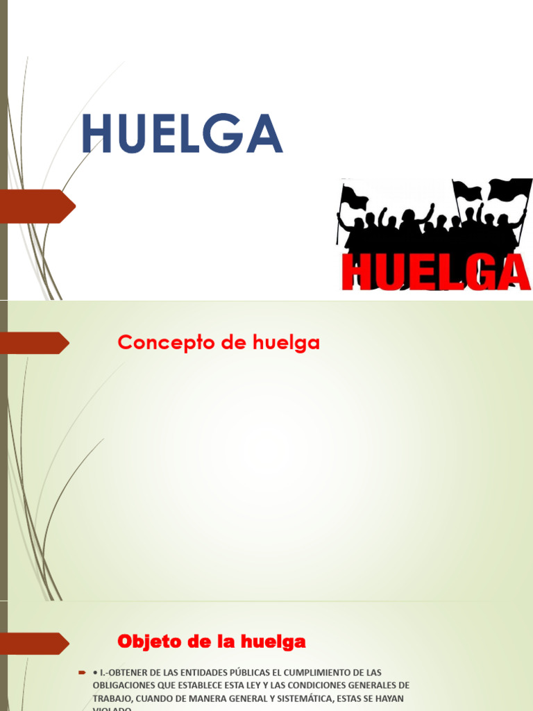 Tipos y conceptos de huelga laboral | PDF | Derecho laboral | Salario