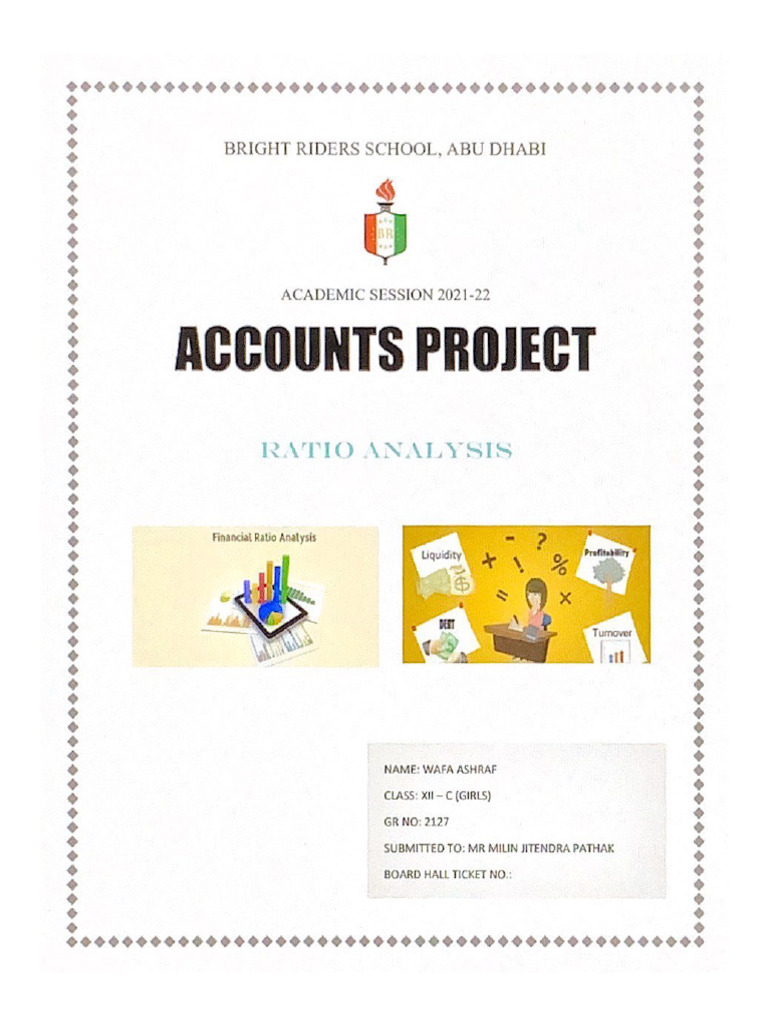 Accountancy Project (Grade 12) | PDF