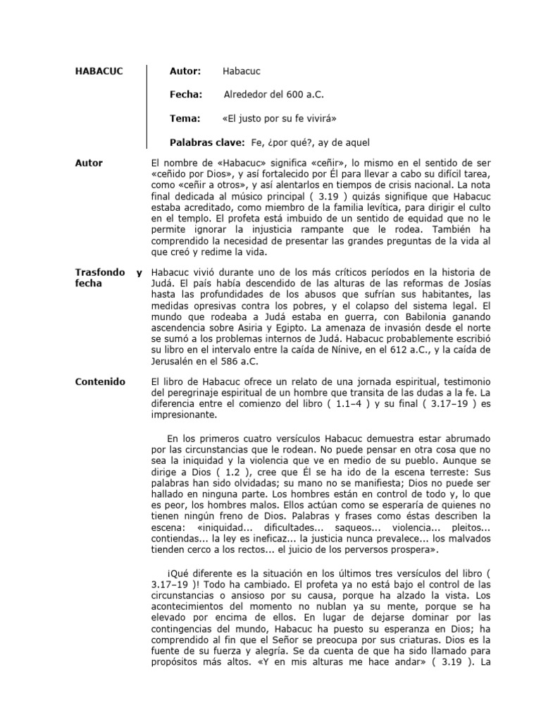 33 HABACUC | PDF | Cristo (título) | Jesús